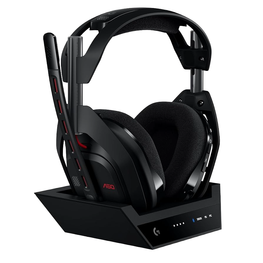 LogicTech ASTRO A50 (Gen 5) LIGHTSPEED Wireless Gaming Headset and Bas ...
