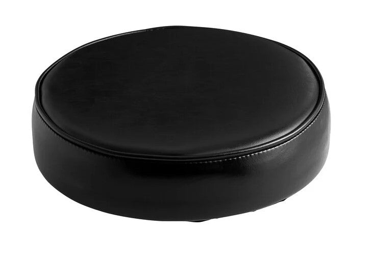 Bar Stool, 2 Rings, Black Seat, Chrome Legs – Officeworks Global